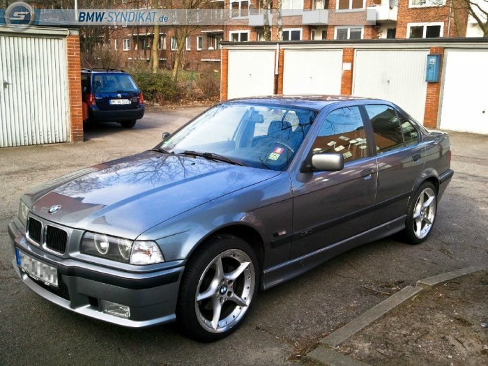 BMW e36L 320i ; Nun mit grauem Star(r) ... [ 3er BMW - E36 ] "Limousine ...