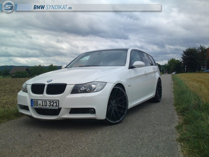 My white virgin... 20Zoll, BMW Performance.... [ 3er BMW - E90 / E91 ...